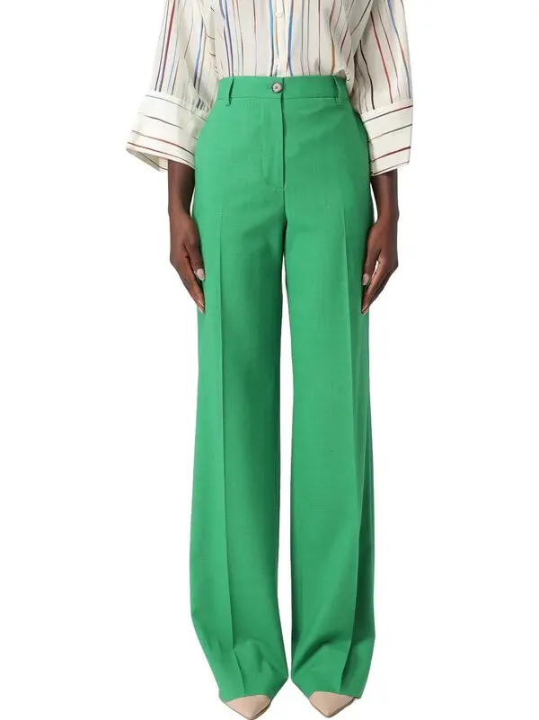 Paul Smith Wide Leg Trousers - Green