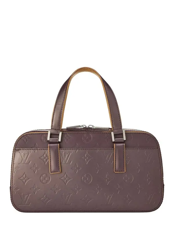 LOUIS VUITTON Monogram Vernis Mat Shelton - Purple