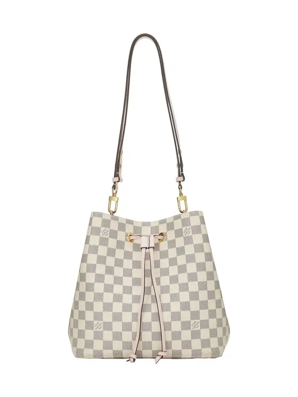 LOUIS VUITTON Damier Azur Neo Noe Bucket Bag - Pink