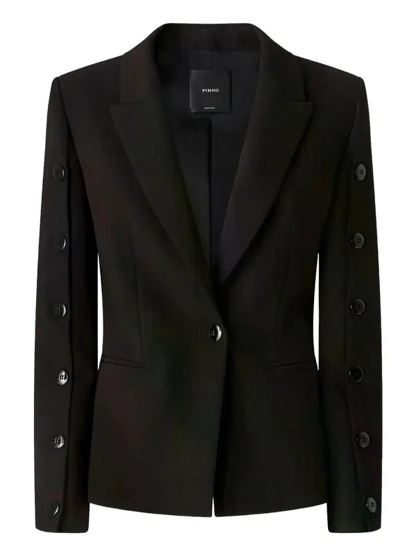 Pinko Buttoned Blazer - Black