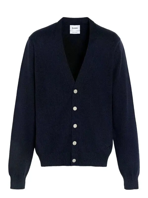 BARRIE V-neck Cardigan - Blue