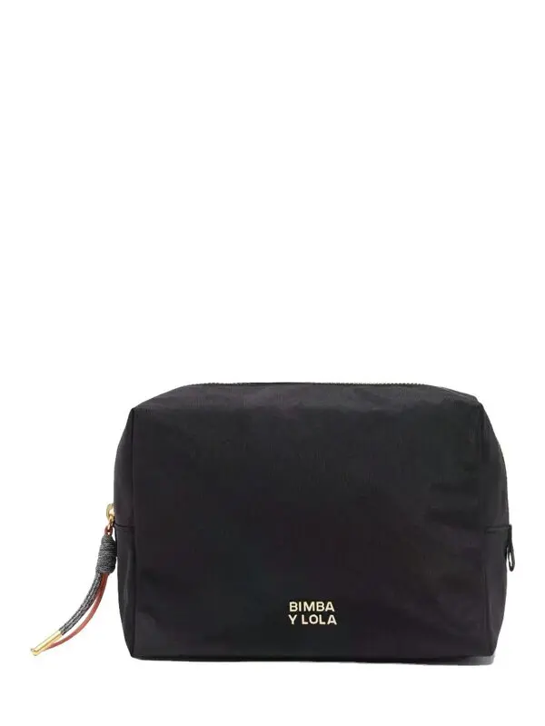 Bimba Y Lola Zip-fastening Makeup Bag - Black