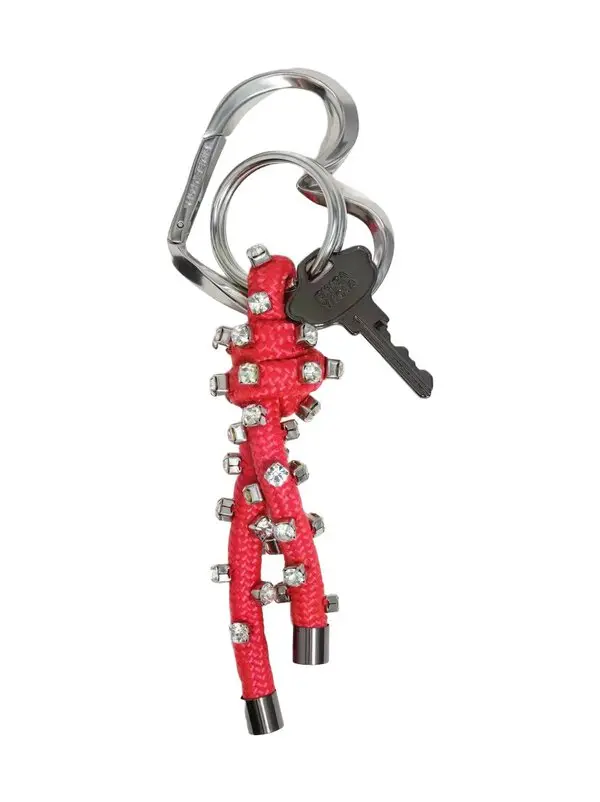 Bimba Y Lola Crystal-embellished Keyring - Red
