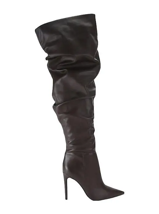 Carvela Eterno Slouch Leather Over-the-knee Boots - Brown