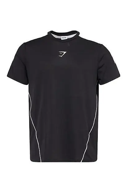 GYMSHARK Arrival Block Relaxed-fit Woven T-shirt - Gs Black