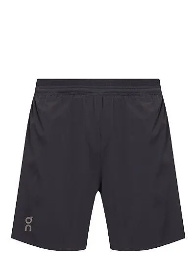 On 7" Performance Regular-fit Stretch-woven Shorts - Black