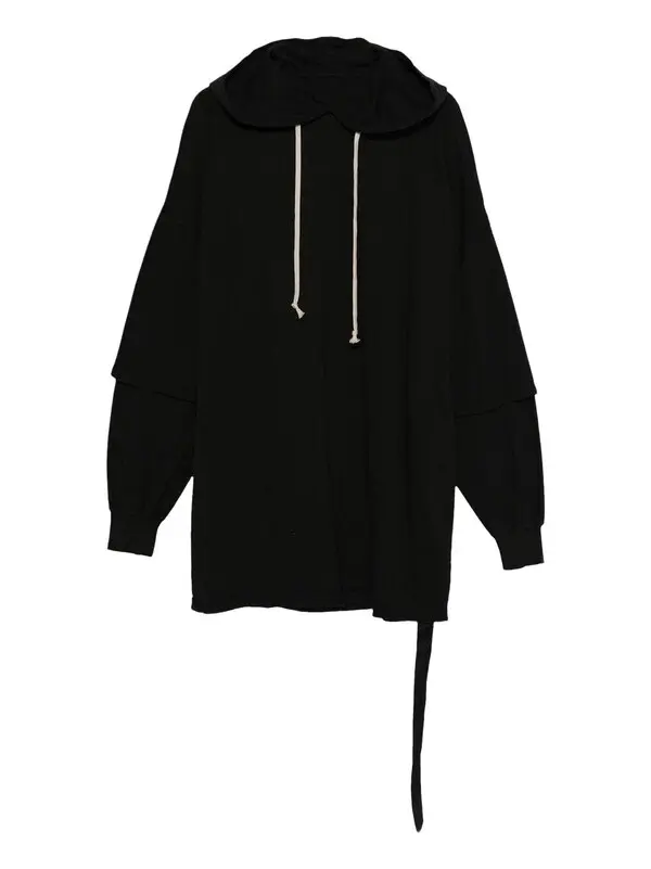Rick Owens Tommy Hustler Hoodie - Black