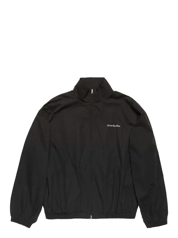 Acne Studios Logo Zipper Jacket - Black