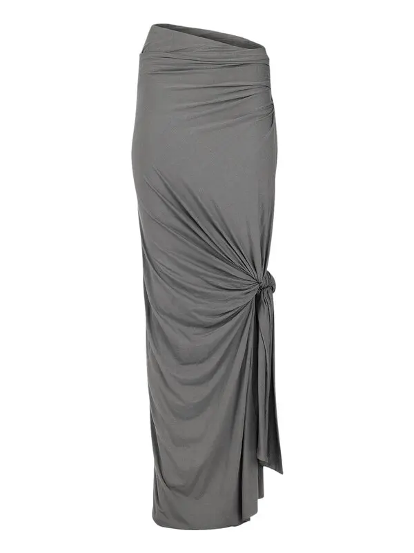 ENTIRE STUDIOS Lumiere Scarf Skirt - Grey