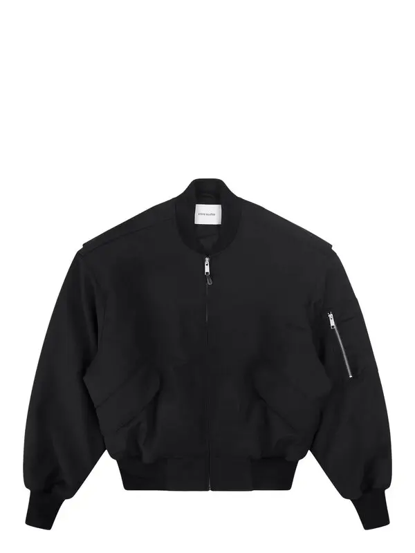 ENTIRE STUDIOS Broad Wool Bomber - Black