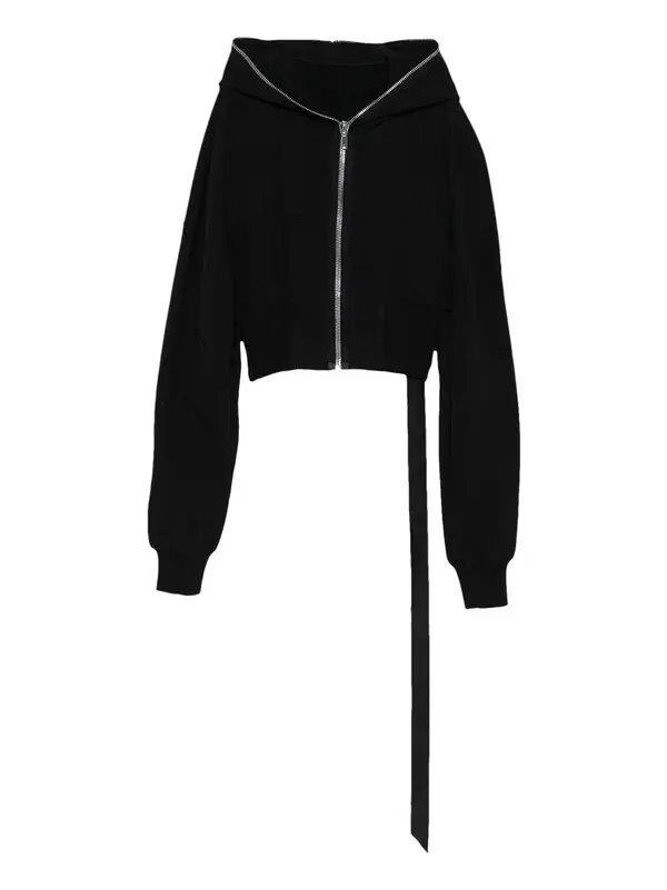 Rick Owens Collage Gimp Hoodie - Black