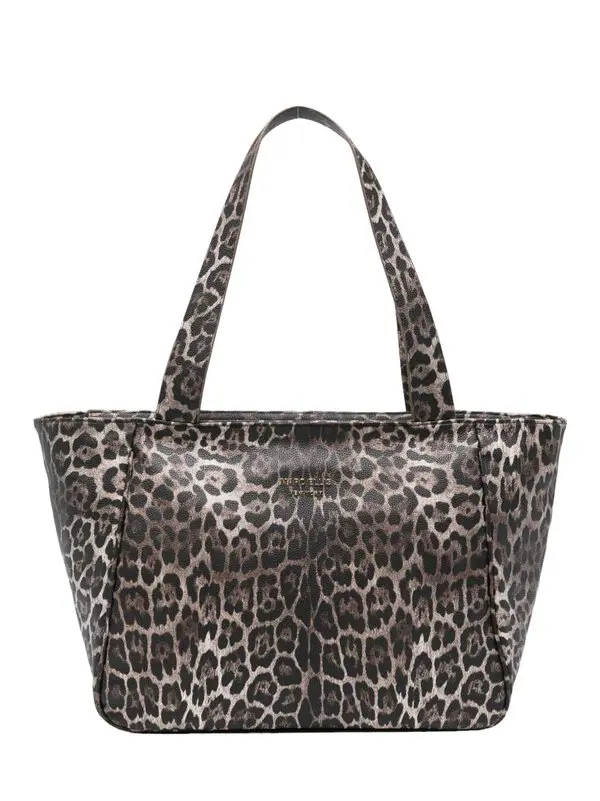 MARC ELLIS Leopard-print Shoulder Bag - Brown