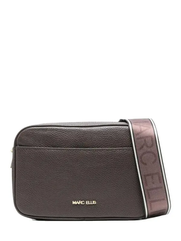 MARC ELLIS Leather Crossbody Bag - Brown
