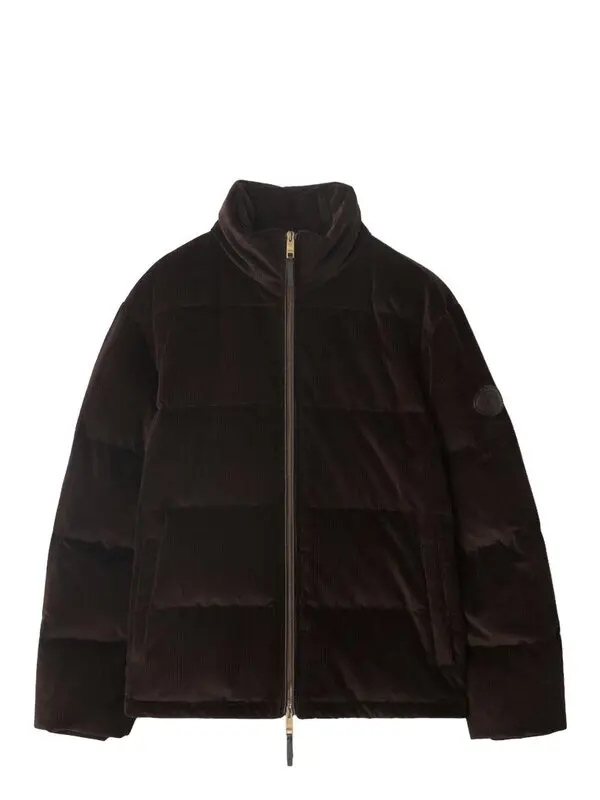 Burberry Corduroy Puffer Jacket - Clove Brown