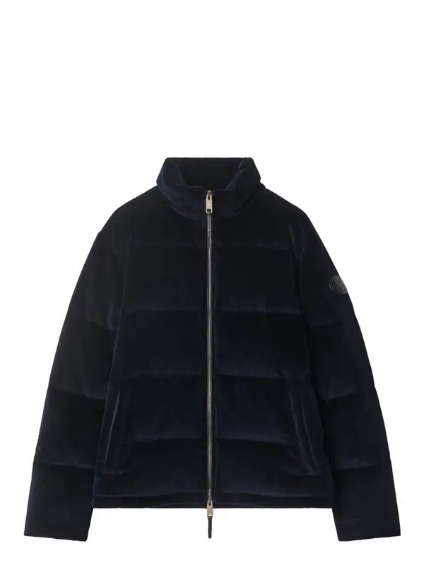 Burberry Corduroy Puffer Jacket - Navy