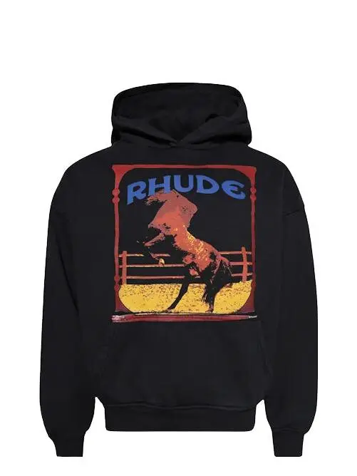 Rhude Cadre Hoodie - Vintage Black