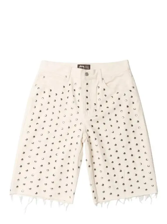 StÜssy X Wales Bonner Studded Short - Ivory