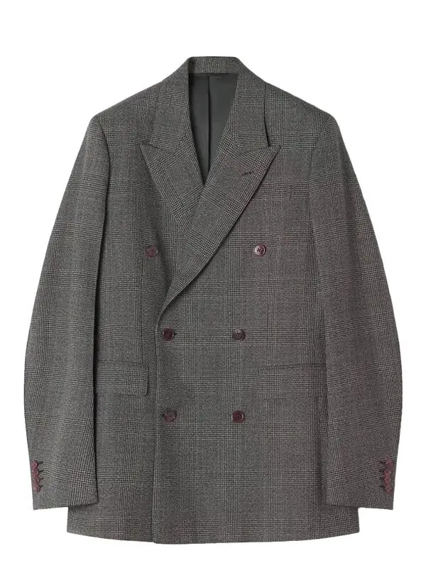 LANVIN Double-breasted Blazer - Grey