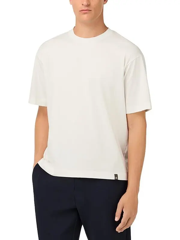 Boggi Milano High Performance Jersey Tee - White