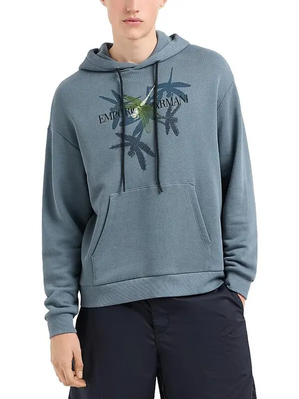 Emporio Armani Dragonfly Pullover Sweatshirt - Stormy Blue