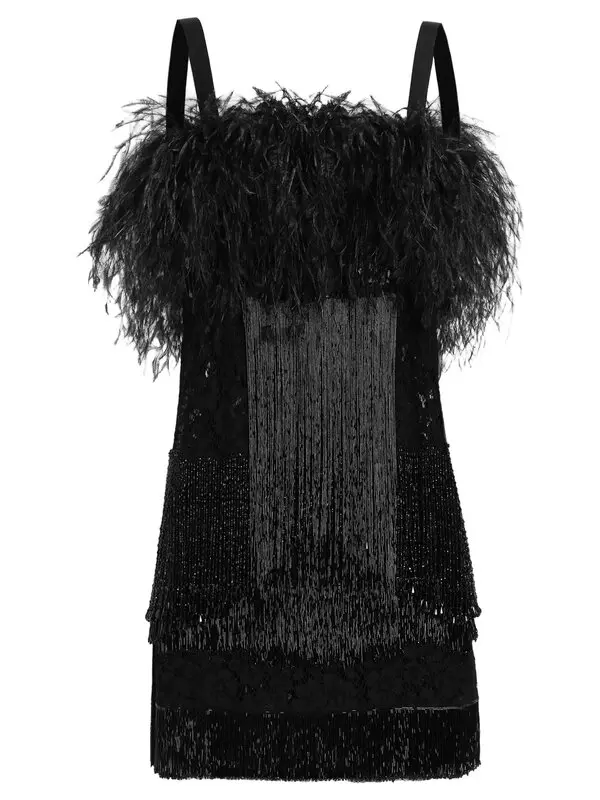 Dolce & Gabbana Embroidered Dress - Black