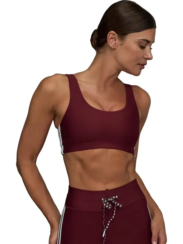 The Upside Oxford Harley Scoop Bra - Red