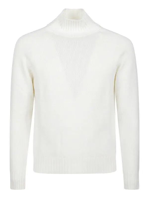 Eleventy Turtleneck Sweater - White