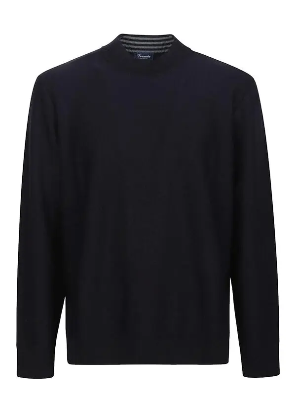 DRUMOHR Round Neck Sweater - Blue