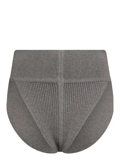 Rick Owens Knit Hot Pants - Grey