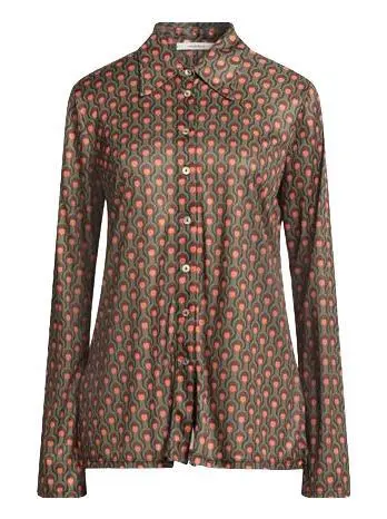 Malìparmi Printed Jersey Shirt - Military Green