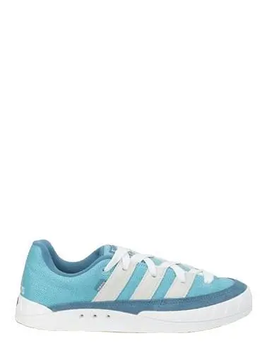 Adidas Originals By Alexander Wang Leather And Textile Sneakers - Blue