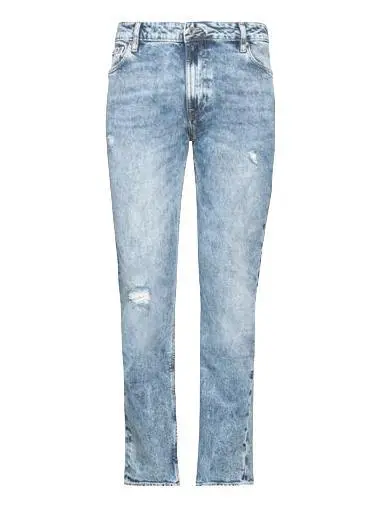 Guess Jeans In Cotton And Elastane - Blue