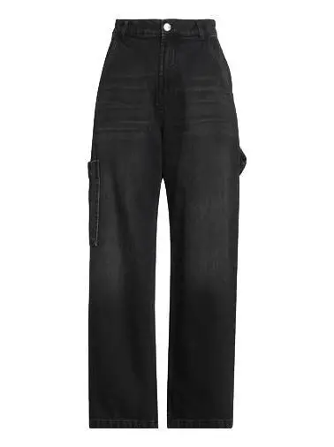 Pinko Cotton Cargo Jeans - Black