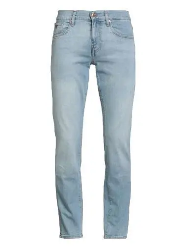 Guess Jeans In Cotton And Elastane - Blue