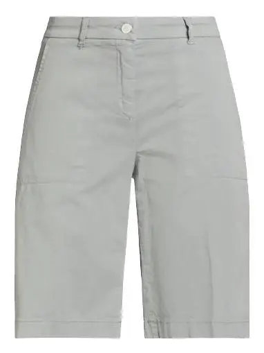 CAMBIO Cotton-blend Bermuda Shorts - Grey