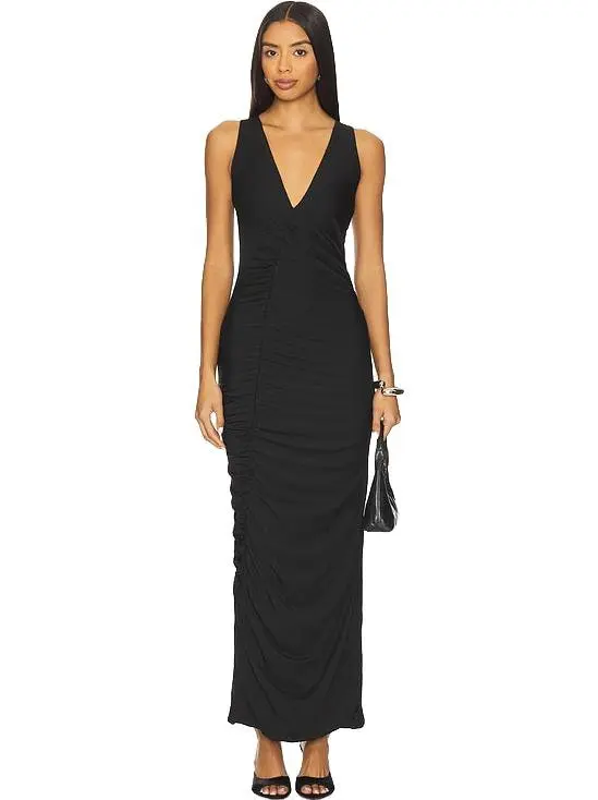 SNDYS Elodie Maxi Dress - Black
