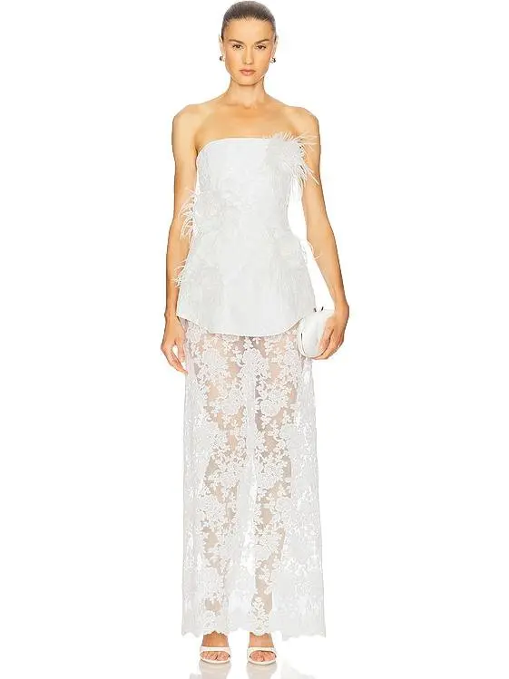 Delfi Monroe Dress - Ivory