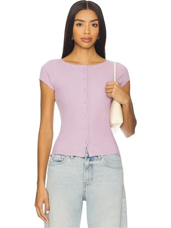 Free People Most Wanted Cardi - Lavender