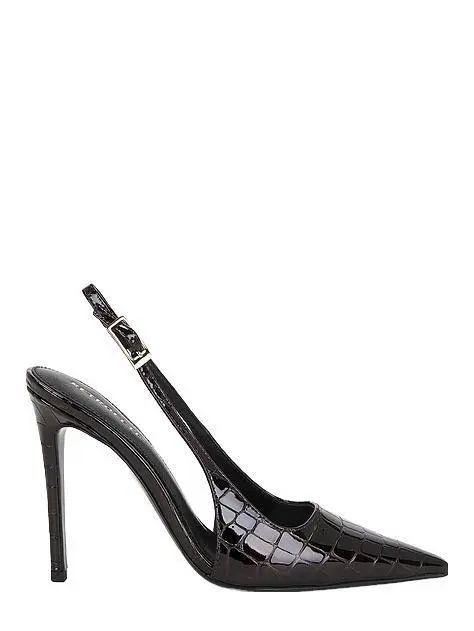 Retrofete Cindy Slingback - Burgundy Croco