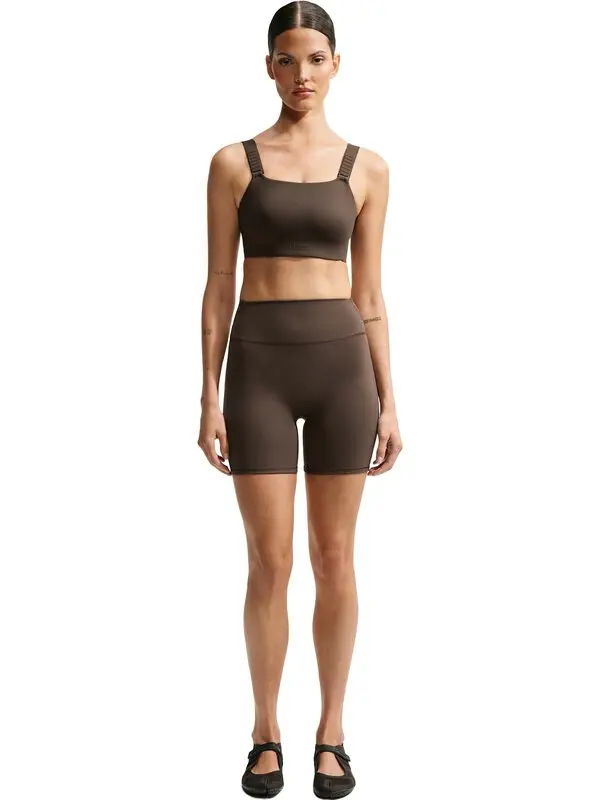Nike Skims Matte High-waisted 5" Biker Shorts - Brown