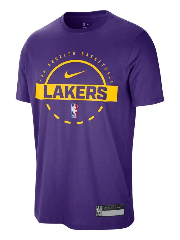Nike Los Angeles Lakers Authentics Dri-fit Nba Practice T-shirt - Purple