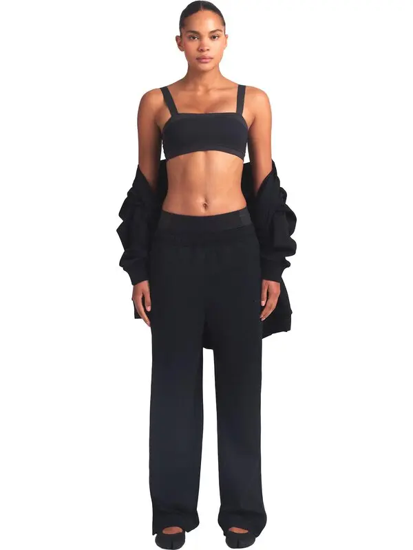 Nike Skims Matte Tricot Side-snap Track Pants - Black