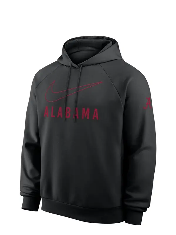 Nike Alabama Premium Performance Dri-fit College Pullover Hoodie - Black