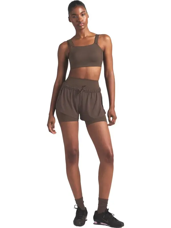 Nike Skims Airy Mini Shorts - Brown