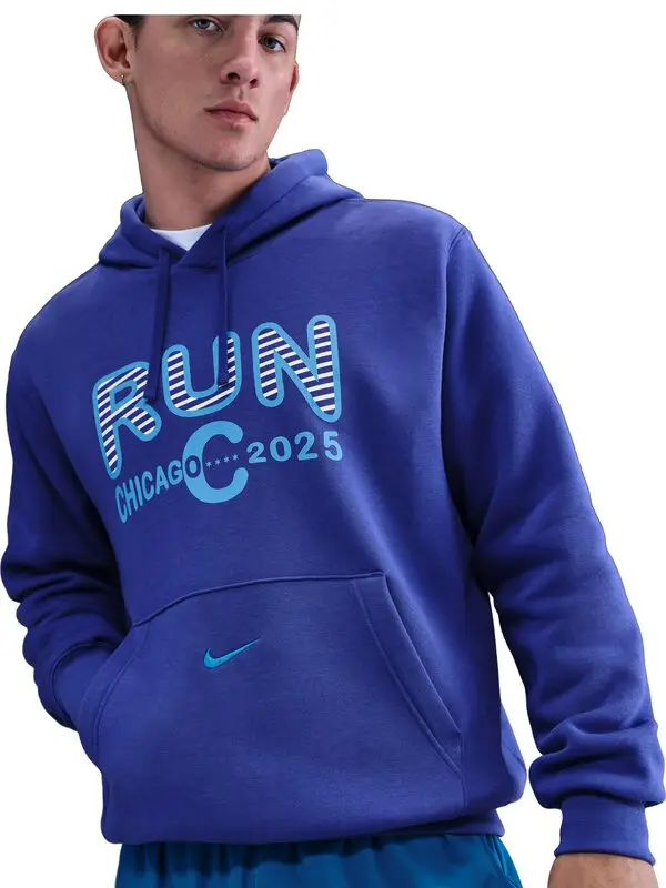 Nike Sportswear Club Fleece Pullover Hoodie - Purple
