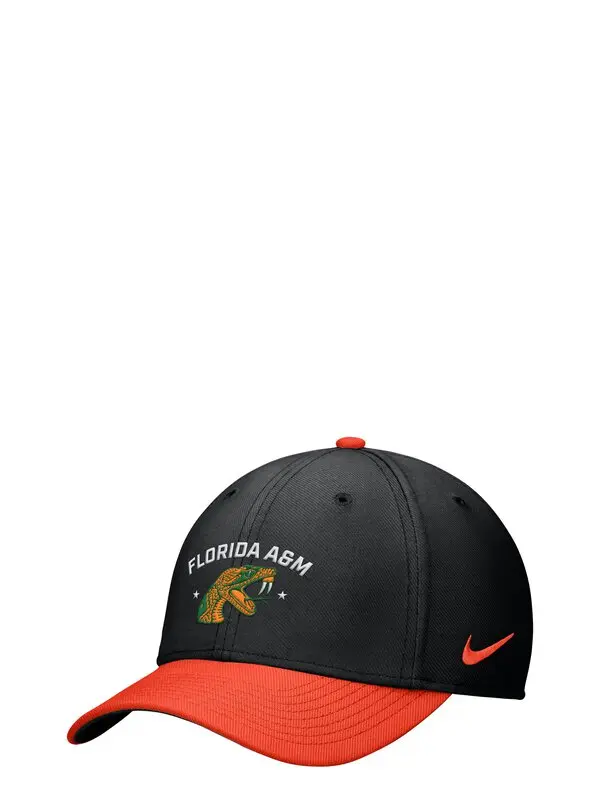 Nike Rise College Dri-fit Swooshflex Cap - Black