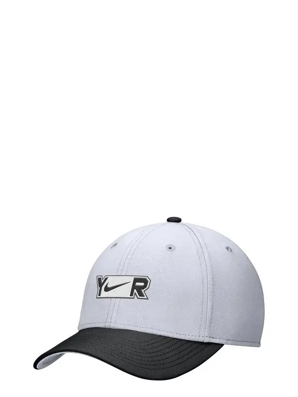 Nike Rise College Dri-fit Swooshflex Cap - White