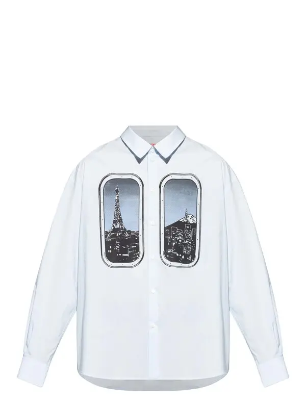 Kenzo Printed Shirt - Light Blue