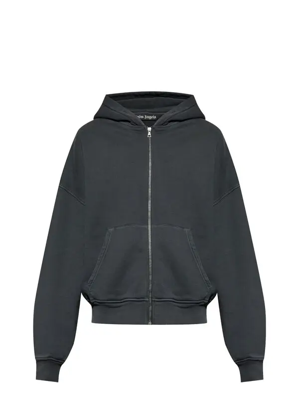 Palm Angels Hooded Sweatshirt - Black