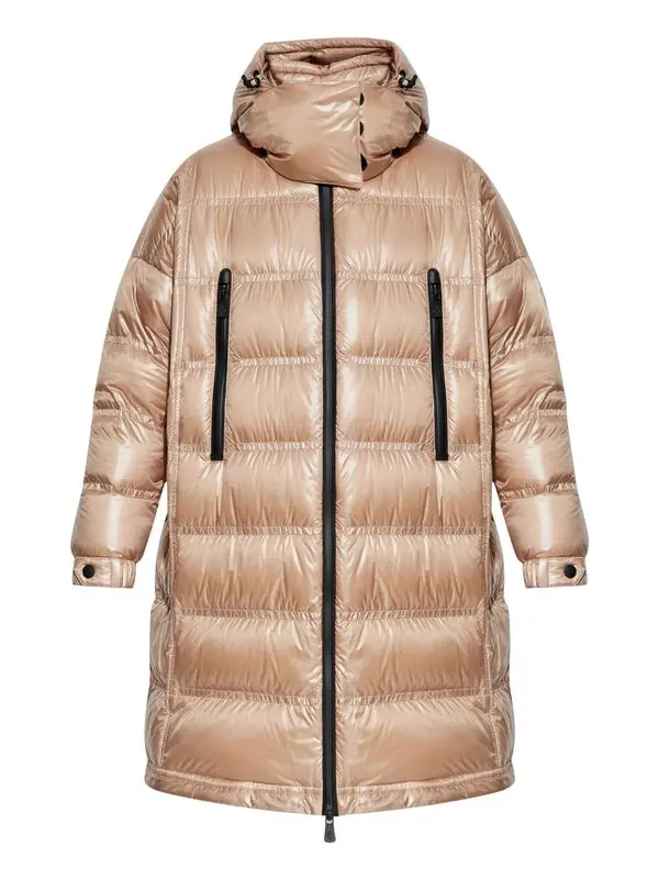 Moncler Apres-ski Down Puffer Jacket - Beige